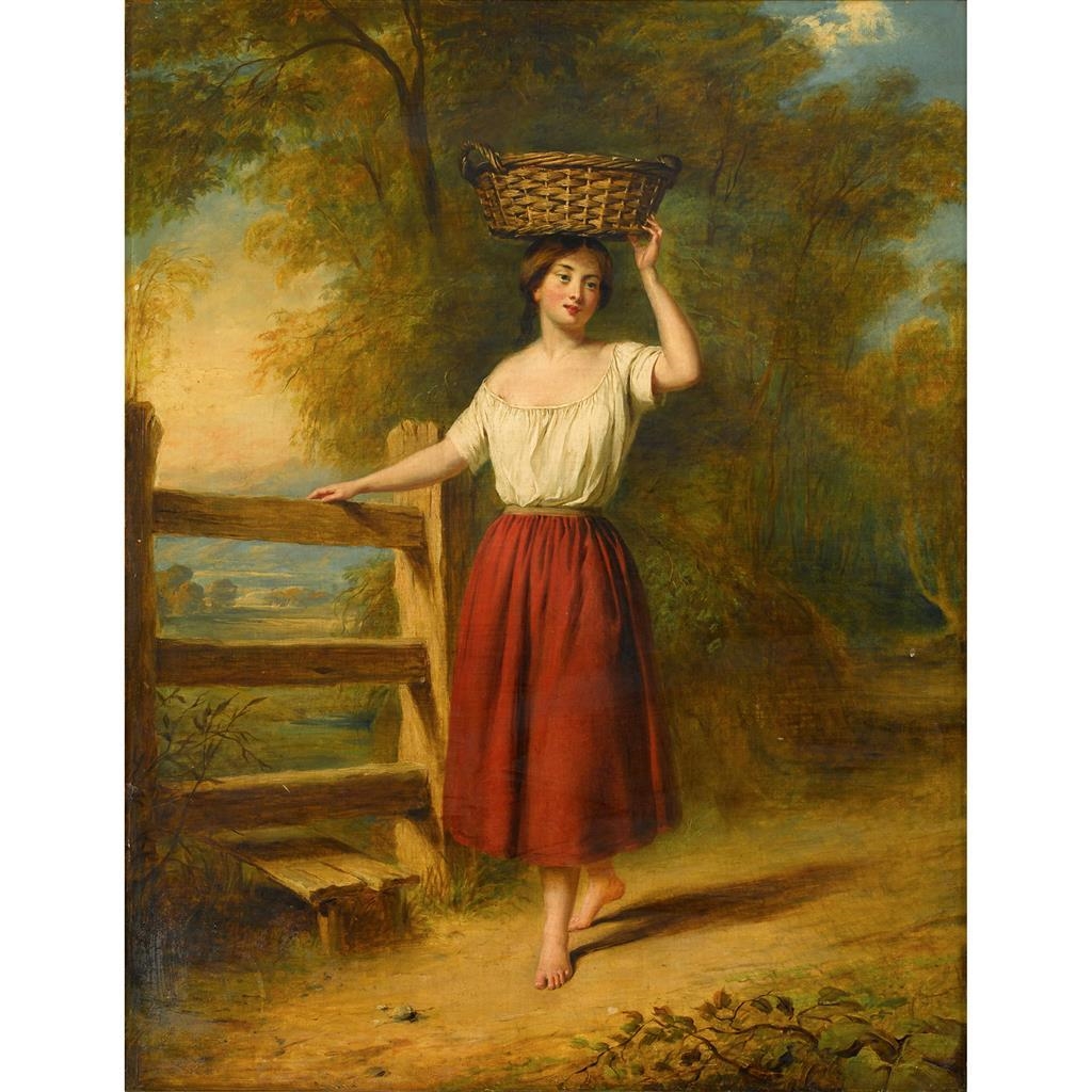 William Frederick Witherington | GIRL AT STILE | MutualArt