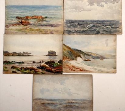 Hely Augustus Morton Smith | 5 Works: Marine watercolours | MutualArt