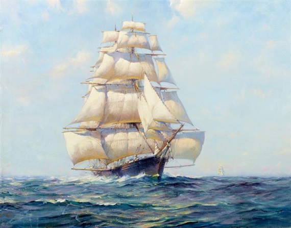 Frank Vining Smith | Stunsail Weather - Sovereign of the Seas | MutualArt