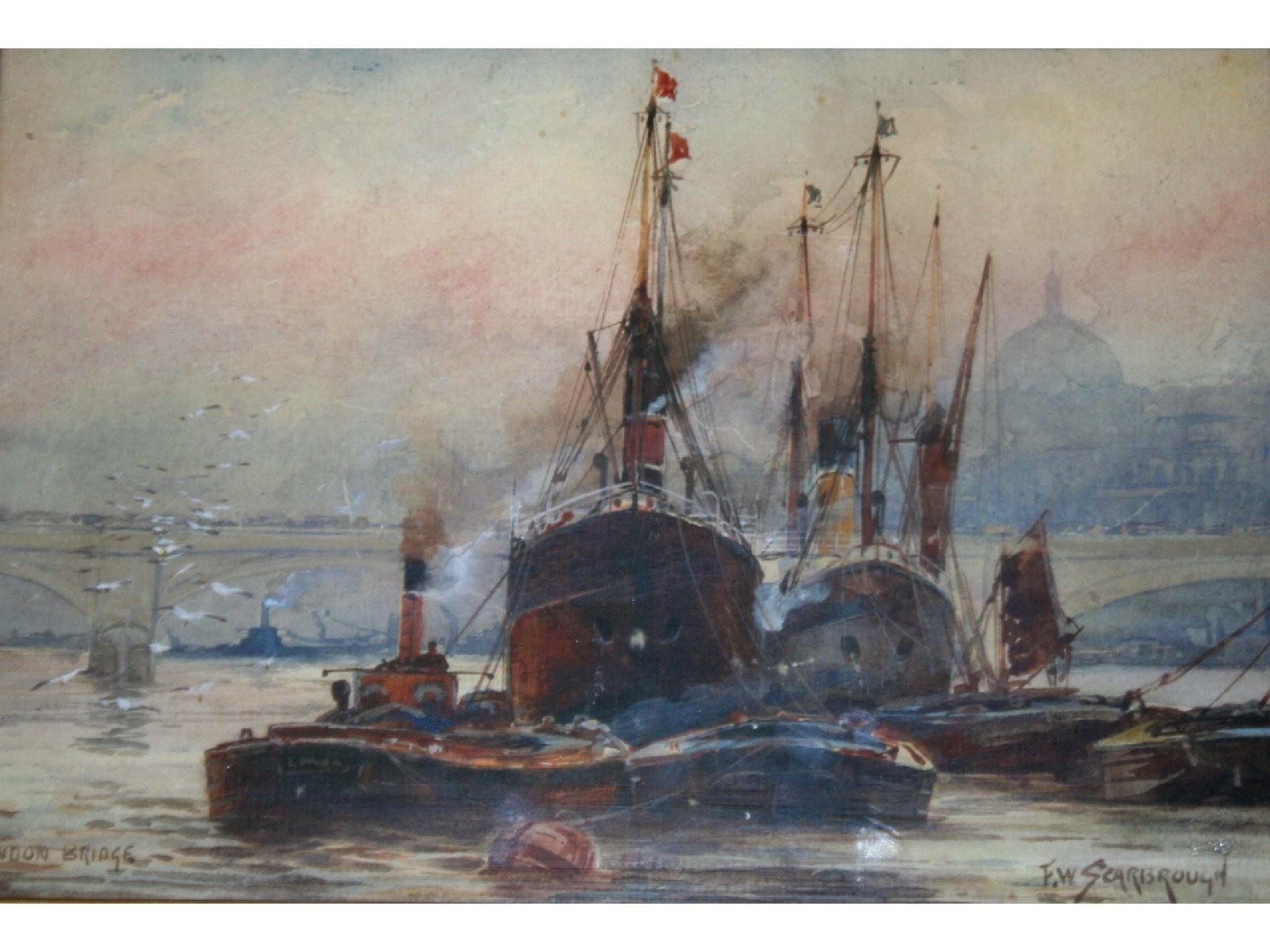 Frederick William Scarborough | London Bridge | MutualArt
