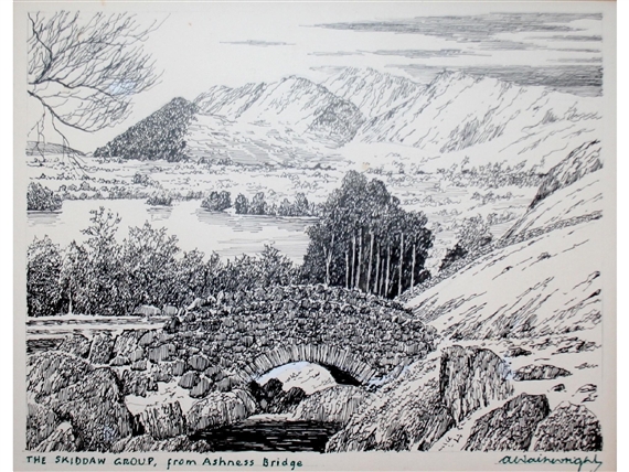 Alfred Wainwright | 5 Works: Mountains of Inverlael Forest; Newlands ...