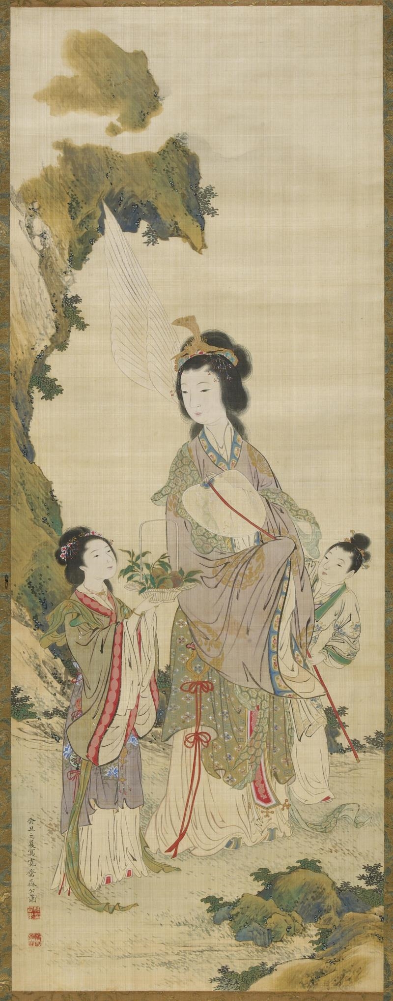 Mori Ishida Kansai | Queen Mother of the West (1853) | MutualArt