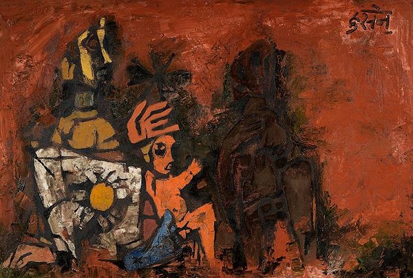 Maqbool Fida Husain | Untitled (Circa 1960s) | MutualArt