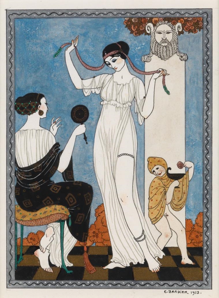 Georges Barbier | The Archer (1914) | MutualArt