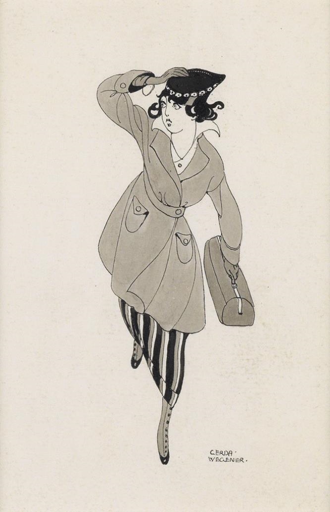 Gerda Wegener | Late for Work! (1920) | MutualArt