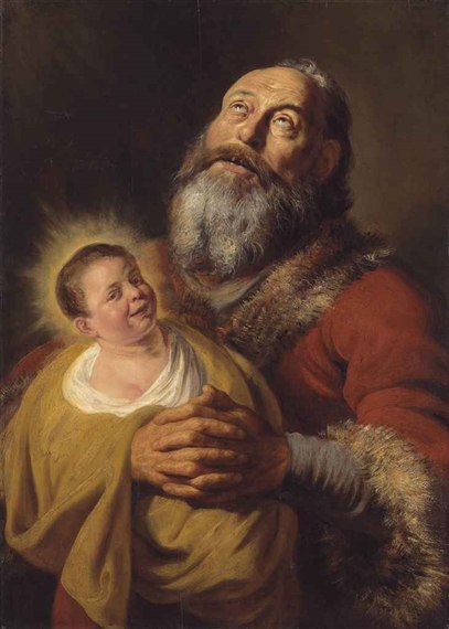 Jan Lievens | Saint Simon with the Christ Child | MutualArt