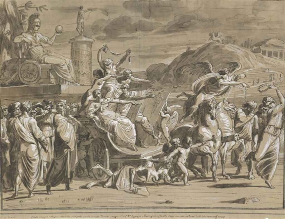Felice Giani | An allegory of the Arts (1784) | MutualArt