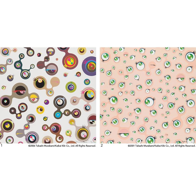 Takashi Murakami | 2 works; Eye Love SUPERFLAT＜Eye Pink＞ (2003) | MutualArt