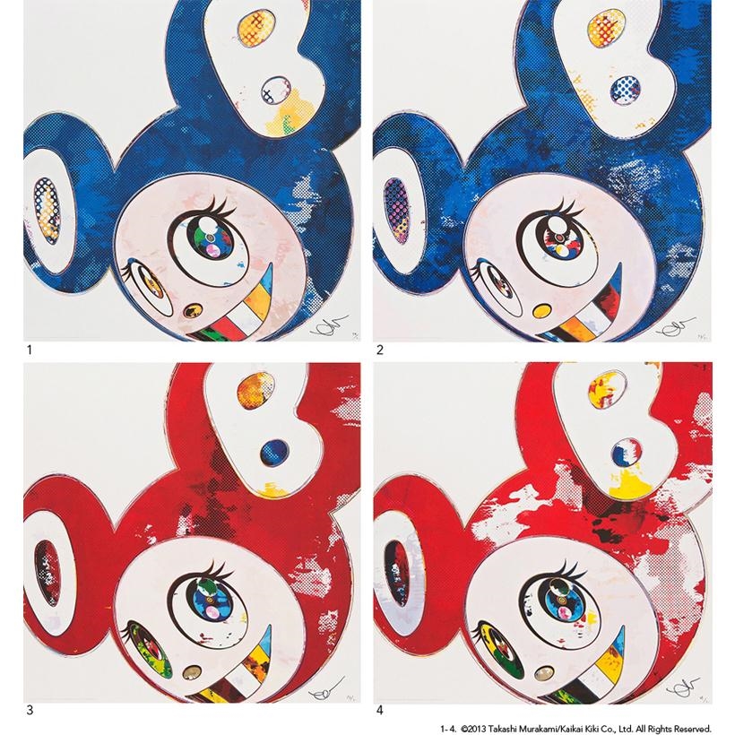 Takashi Murakami | 2 works; Eye Love SUPERFLAT＜Eye Pink＞ (2003) | MutualArt