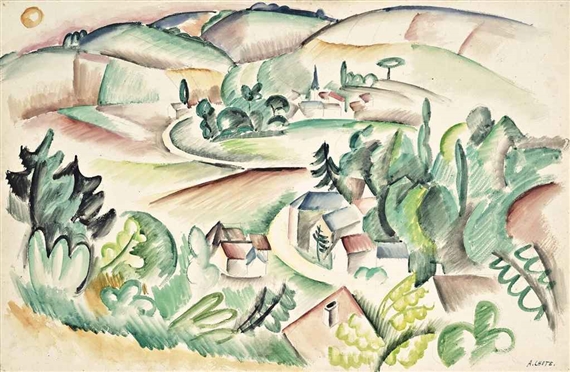 André Lhote | Paysage vallonné (Circa 1910s) | MutualArt