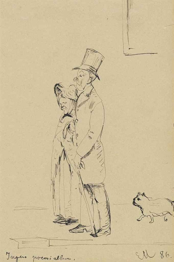 Edvard Munch | Couple with dog | MutualArt