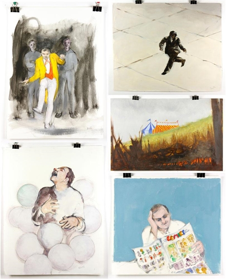 Joseph Jeswald | Collection of five paintings | MutualArt