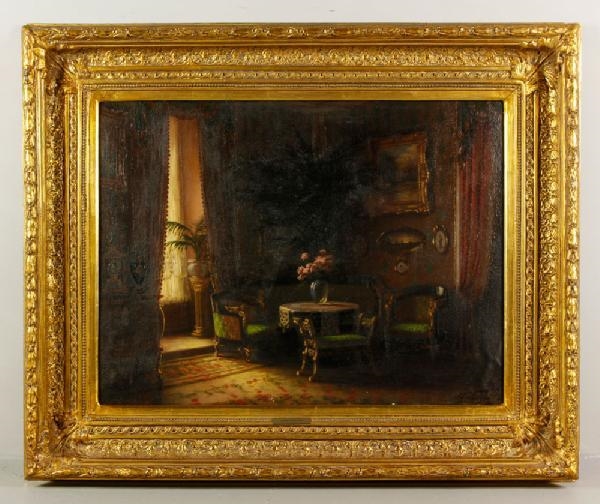 John Friedlinger | Interior scene with furnishings | MutualArt