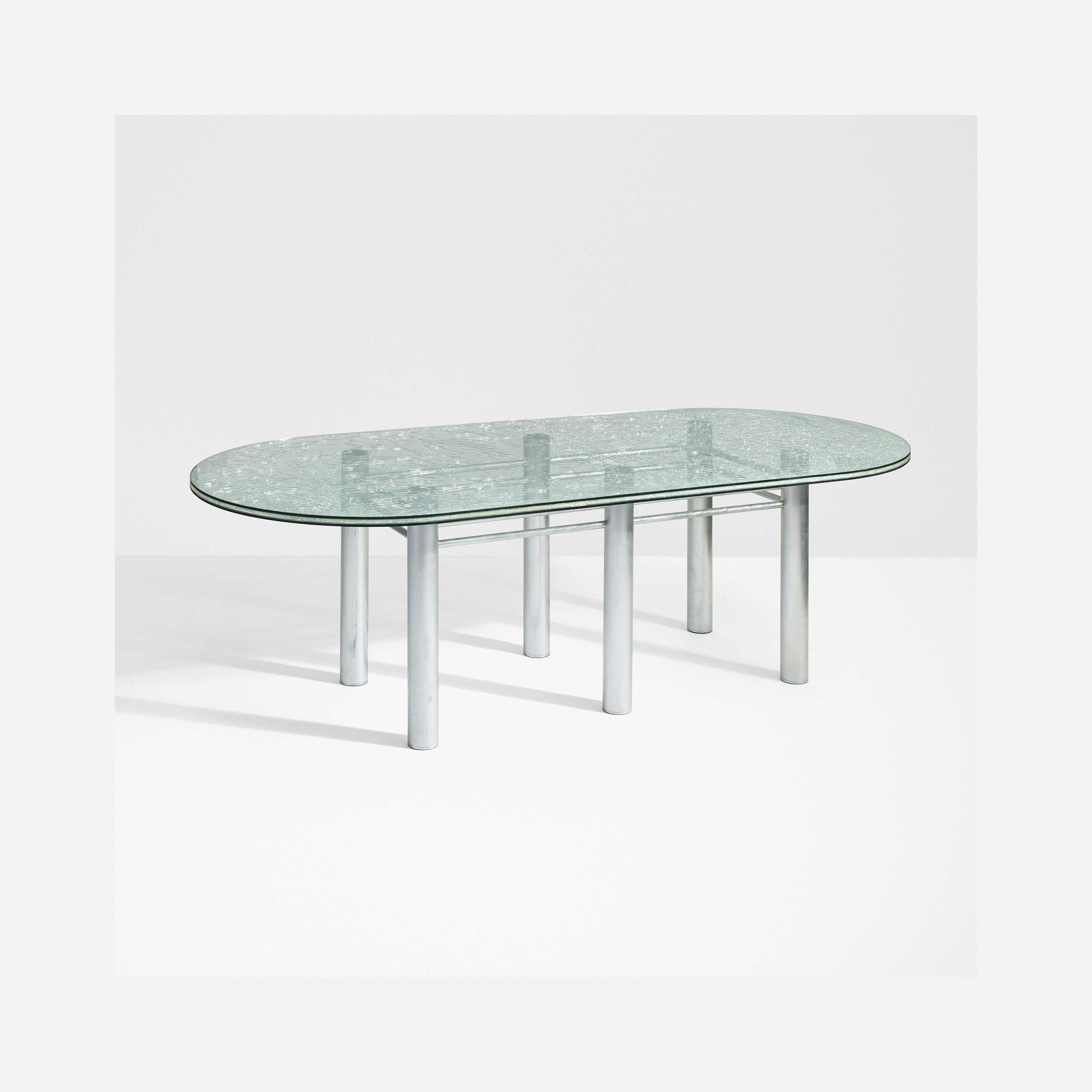 Shiro Kuramata | dining table for Tamotsu Yagi (1987) | MutualArt
