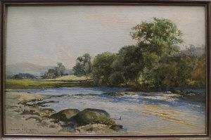 William Tatton Winter | The Wharfe Nr Bolton Abbey | MutualArt