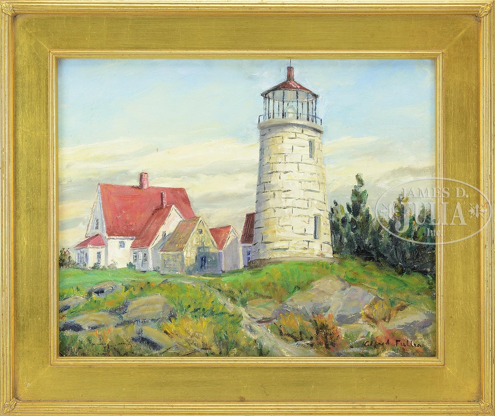 Alfred Russel Fuller | MONHEGAN LIGHT | MutualArt