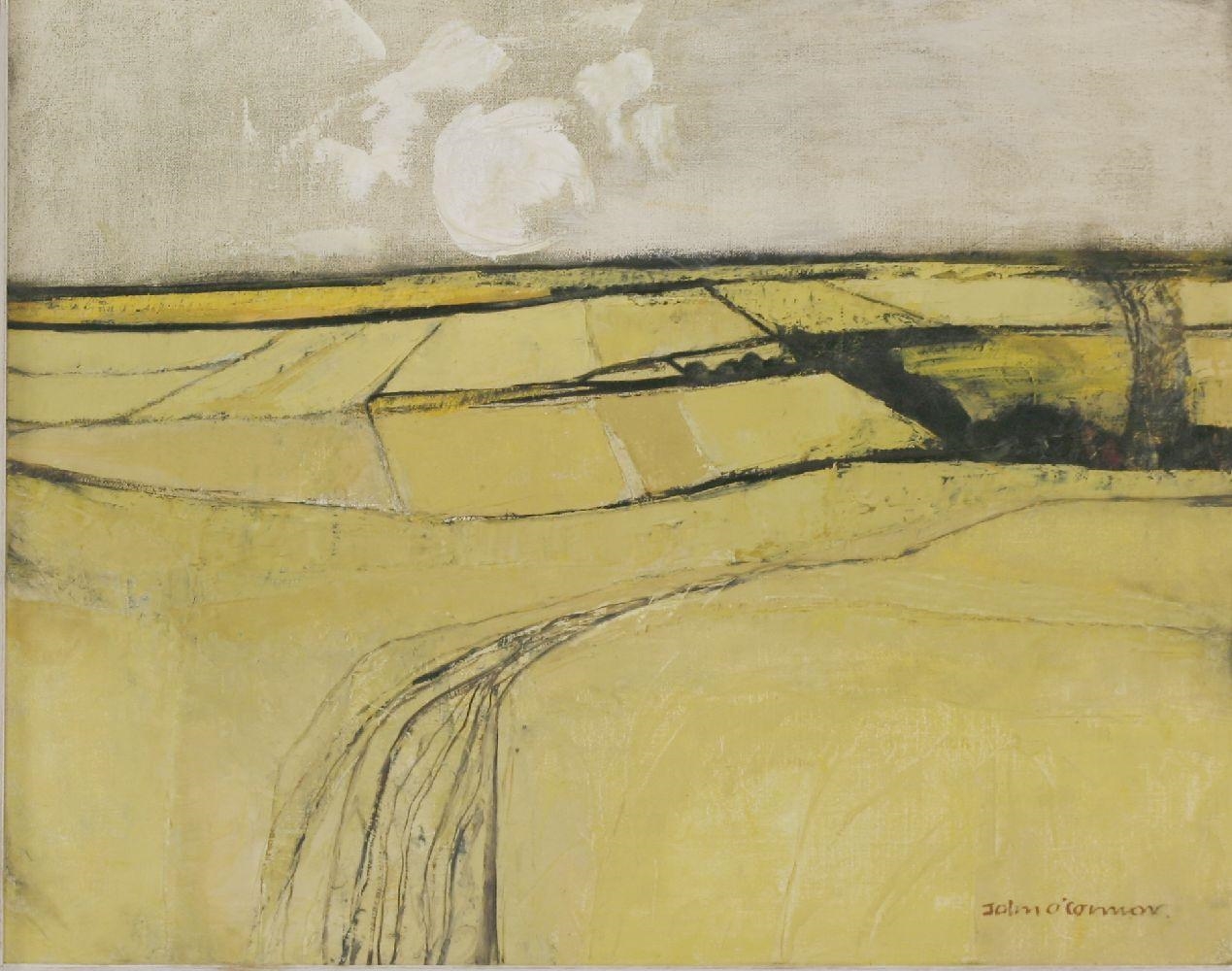 John Scorror O'Connor | Heron lake in evening | MutualArt