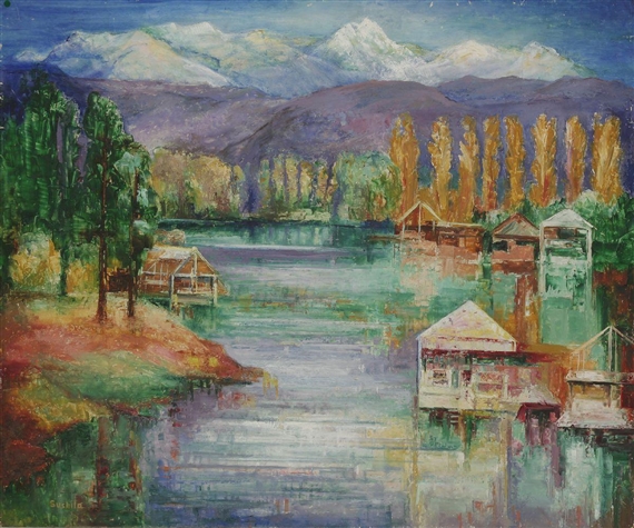 Sushila Singh | 3 Works : San gimignano II (1967) | MutualArt