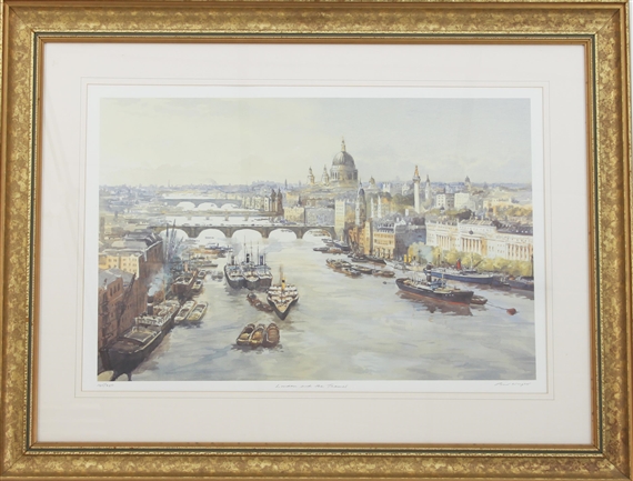 Bert Wright | London and the Thames | MutualArt