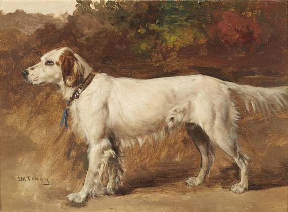 John Martin Tracy | Leicester, an English Setter | MutualArt