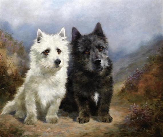 Lilian Cheviot | Highland Terriers | MutualArt