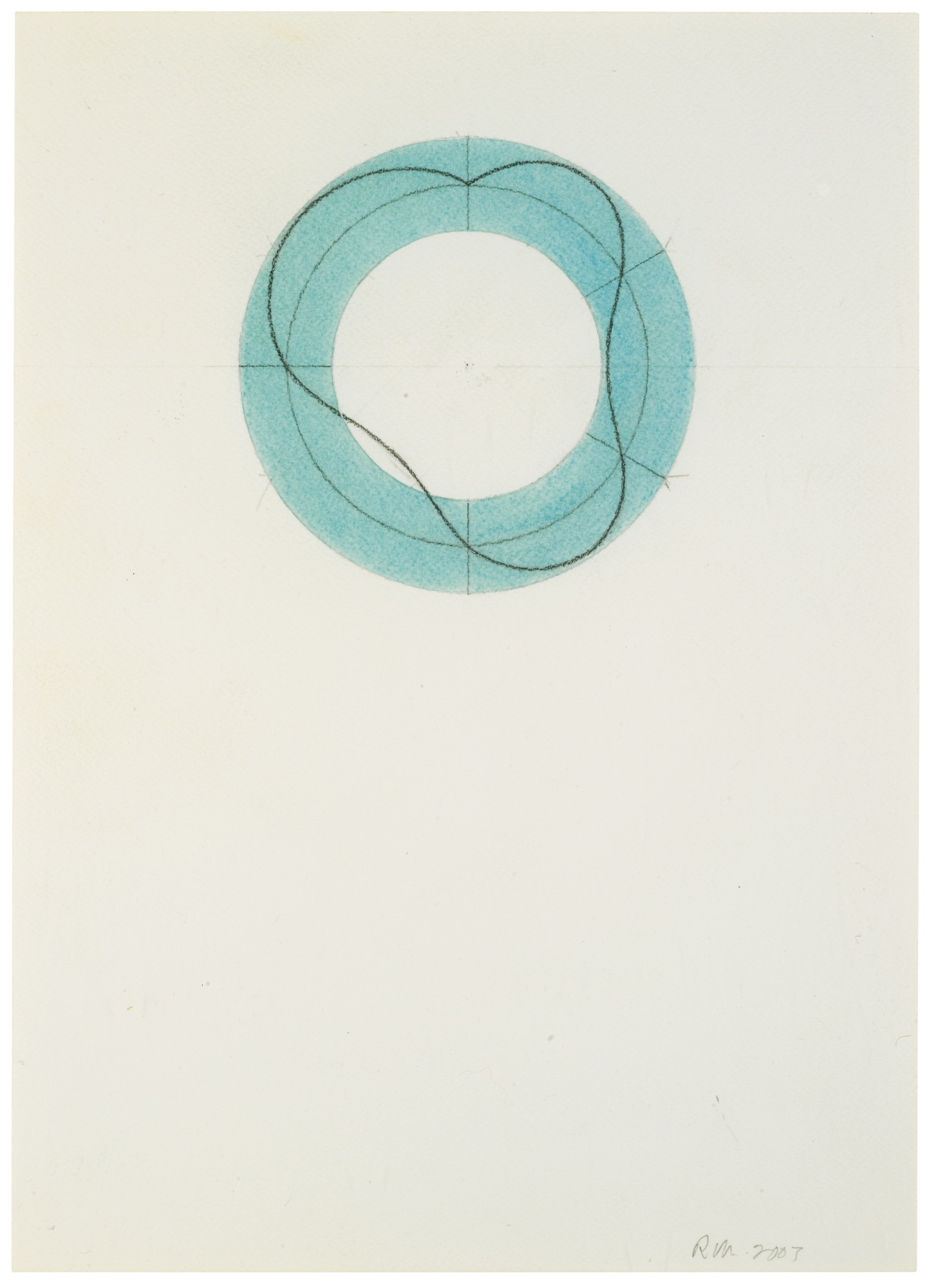 Robert Mangold | RING IMAGE (2003) | MutualArt