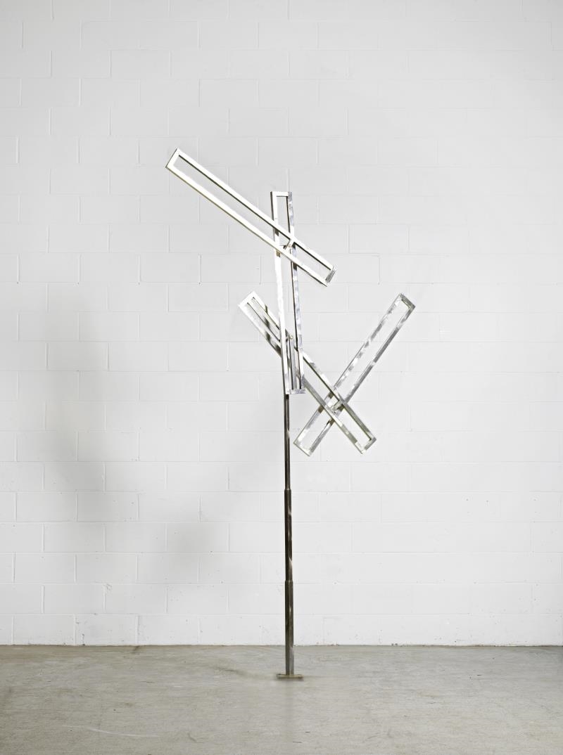 George Rickey | FIVE OPEN RECTANGLES DIAGONAL JOINTED GYRATORY (1996 ...