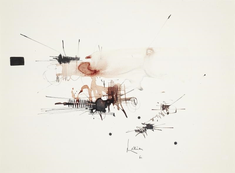 Georges Mathieu | COMPOSITION (1962) | MutualArt