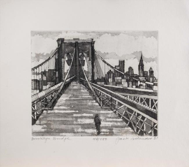 Jack Bilander | Brooklyn Bridge (1981) | MutualArt