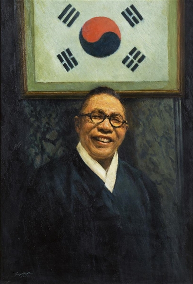 Kim Sangu | Portrait of Kim Gu (2002) | MutualArt