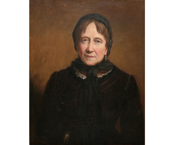John Thomas Peele | Portrait of Mrs McDougall Gregory (1884) | MutualArt