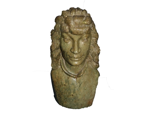 Douglas Chitiyo | Head and Shoulders Figure with Long Hair | MutualArt