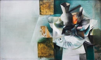 Vicente Manansala | Madonna and Child (1966) | MutualArt