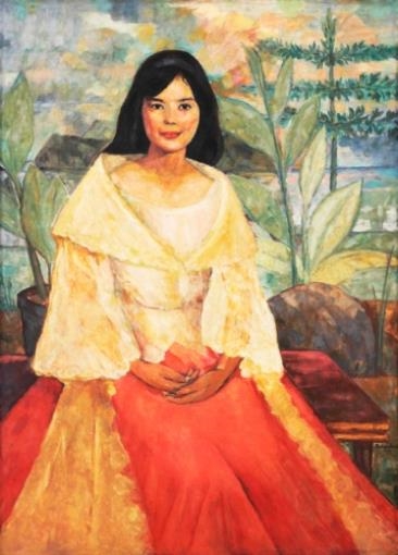 Victorio Edades | The Lady in Maria Clara (1971) | MutualArt