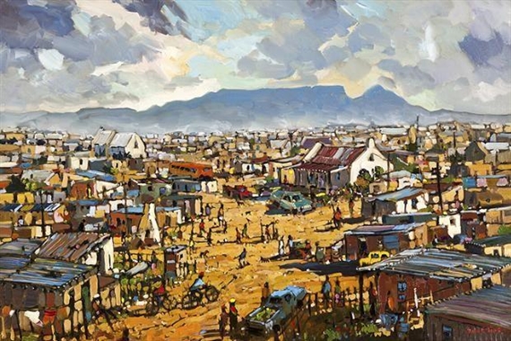Dale Elliott | A VIEW OF TABLE MOUNTAIN | MutualArt