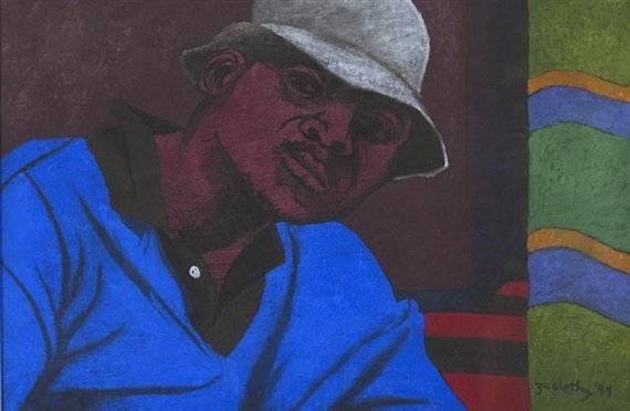 Zwelethu Mthethwa | PORTRAIT OF A MAN | MutualArt