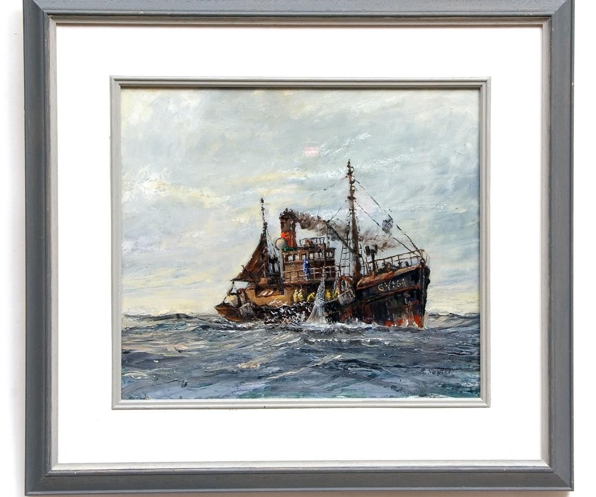 Russ Foster | North Sea Trawler Hauling Nets | MutualArt