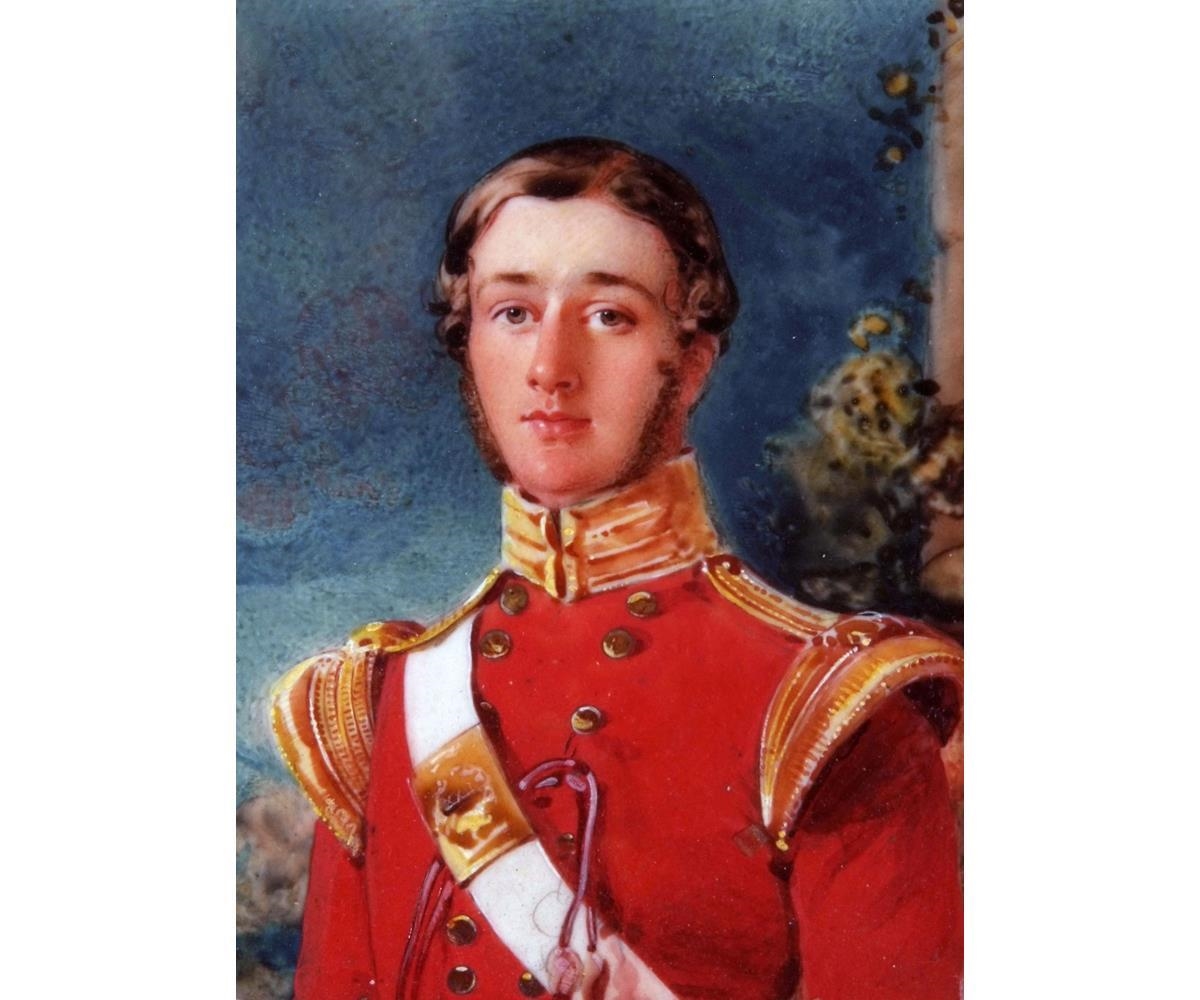 British School, 19th Century | Portrait Miniature of Captain Bridges ...