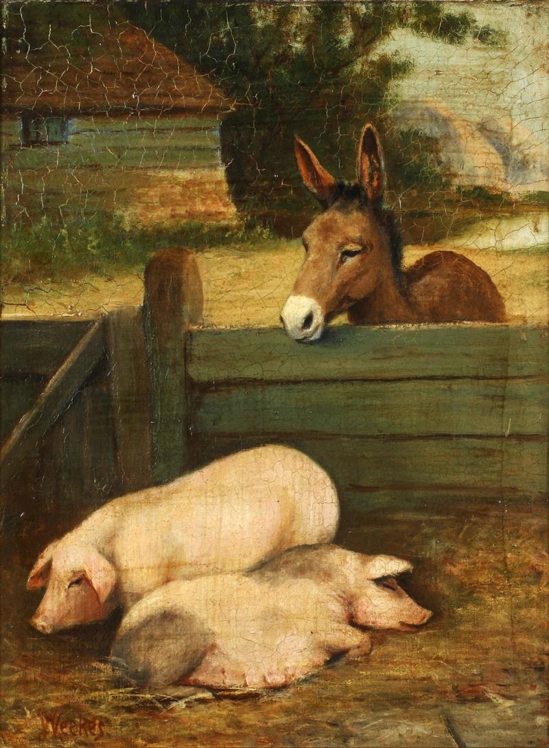 Herbert William Weekes | Time to get up | MutualArt