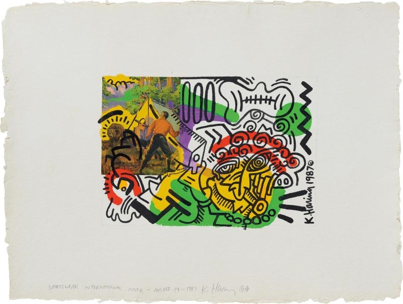 Keith Haring | Sportswear International Cover (1987) | MutualArt