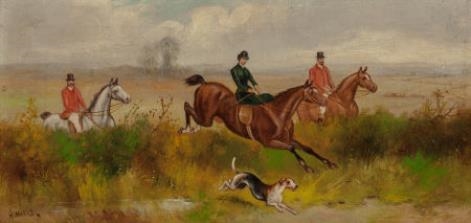 Henry Calvert | 4 Works: Scenes from the Hunt | MutualArt
