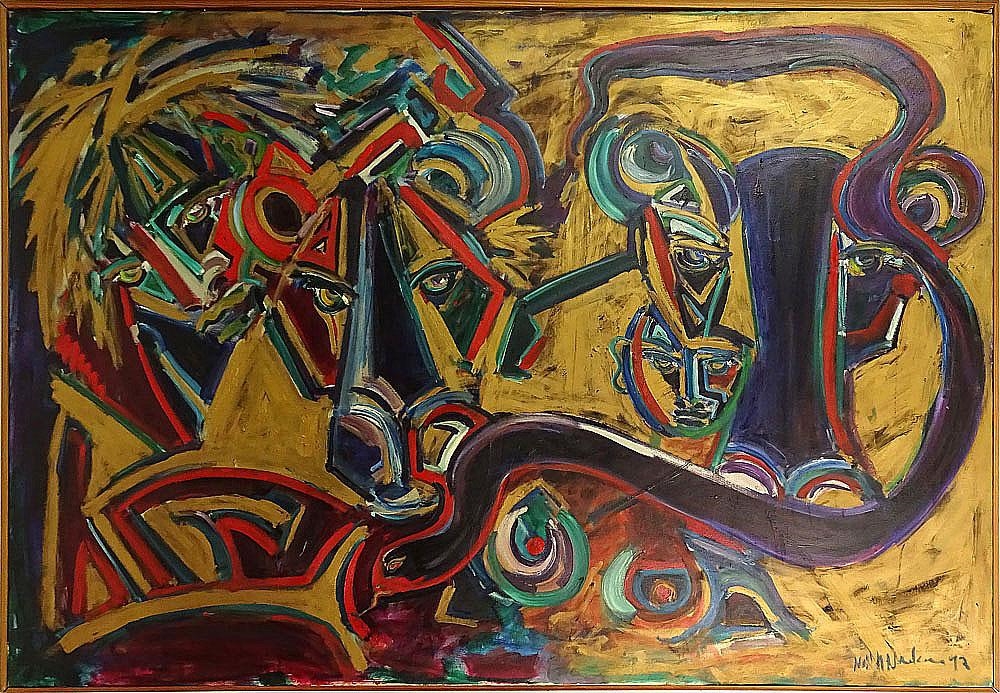 Neith Nevelson | Abstract Faces (1972) | MutualArt