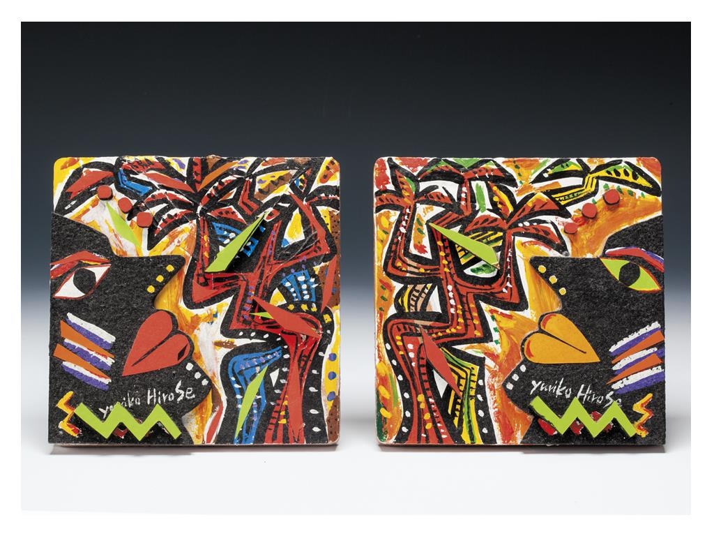 George Hirose | A PAIR OF FACE COLLAGE (2007) | MutualArt