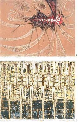 Krishna Reddy | Two works: Demonstrators | MutualArt