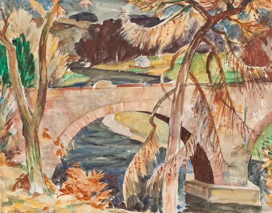 Adam Bruce Thomson | A BORDERS BRIDGE | MutualArt