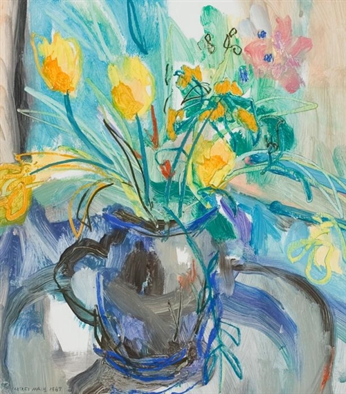 Irene Lesley Main | TULIPS IN THE STUDIO (1989) | MutualArt