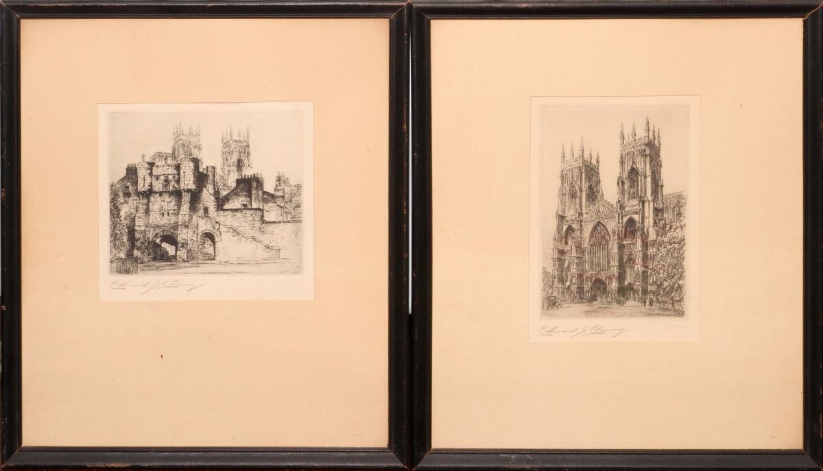 Edward J. Cherry | 2 Works: Cathedrals | MutualArt