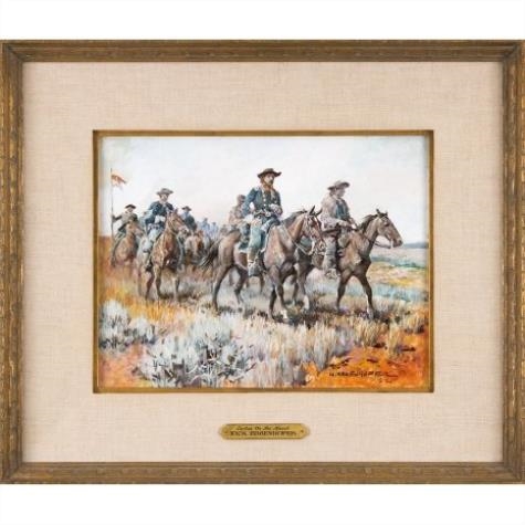 Nick Eggenhofer | Custer on the March (1962) | MutualArt