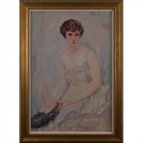Robert Reid | Portrait of Elise Mason Smith (1921) | MutualArt