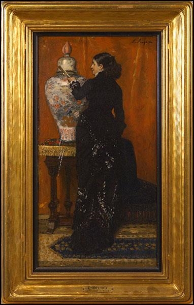 Ferdinand Roybet | The Dashing Cavalier (1871) | MutualArt